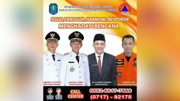 Aksi Cepat Tanggap Penanganan Bencana, Kepala BPBD Bangka Sebar Nomor ...