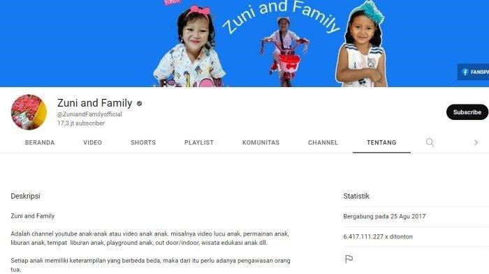 YouTuber Zuni and Family Raup Ratusan Miliar, Kalahkan Atta Halilintar & Raffi Ahmad, Ini ...