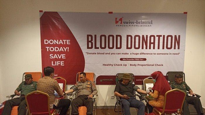 Peduli Kemanusiaan Swiss-belhotel Pangkalpinang Gelar Donor Darah Rutin - Bangkapos.com