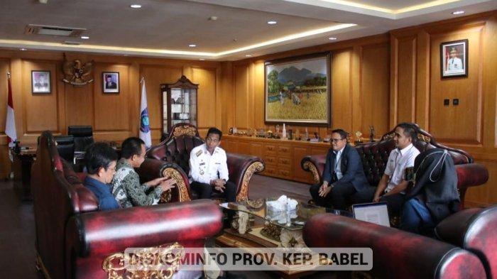 Pj Gubernur Bangka Belitung Lakukan Audiensi Dengan Bank Bri Dan Ditjen