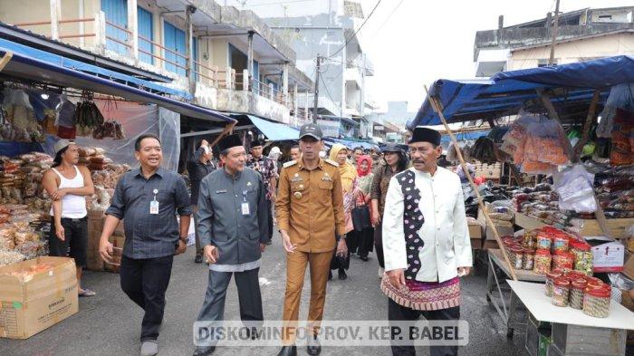 Blusukan ke Pasar Induk Tanjung Pandan, Pj Gubernur Pastikan Stok Bahan Pokok Aman Hingga ...