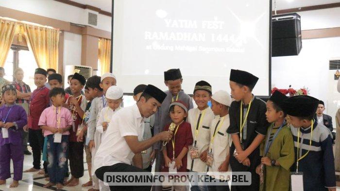 Hangatnya Yatim Fest 2023, Pj Gubernur Suganda Bercengkrama dengan Anak ...