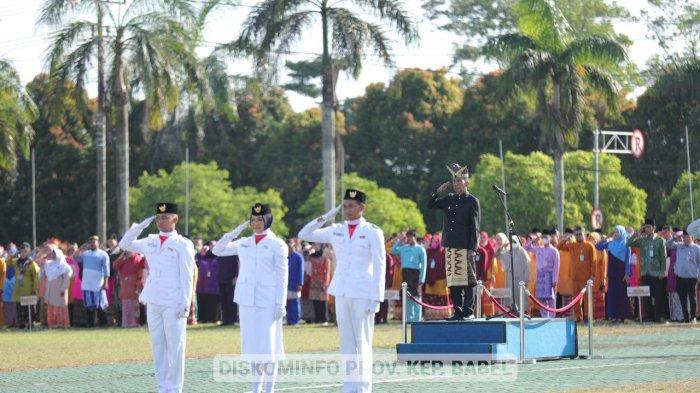 Pj Gubernur Suganda Pimpin Upacara Hardiknas 2023