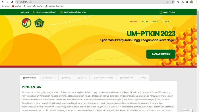 Segera Daftar ! Lima Hari Lagi Pendaftaran UM-PTKIN 2023 Akan Ditutup - Bangkapos.com