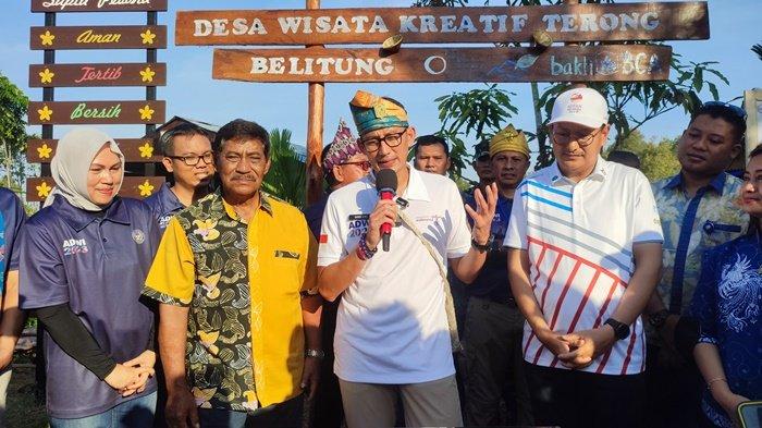 Besok, Menparekraf Sandiaga Uno Menuju Pulau Bangka dari Belitung - Bangkapos.com