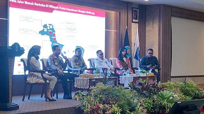 BNNP Babel Gelar Pagelaran Seni Peringati Hari Anti Narkotika Internasional - Bangkapos.com