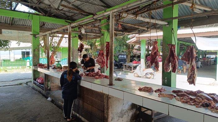 H-6 Idul Adha, Harga Daging Sapi dan Ayam di Pasar Mentok Stabil ...