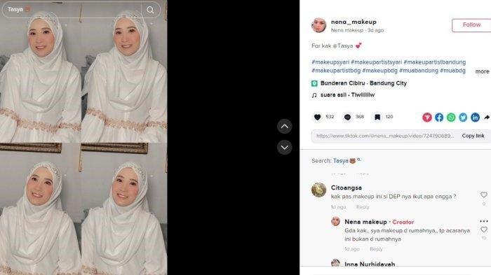 FOTO Tasya Salsabila Istri Baru Dewa Eka Prayoga Saat Menikah Disorot ...