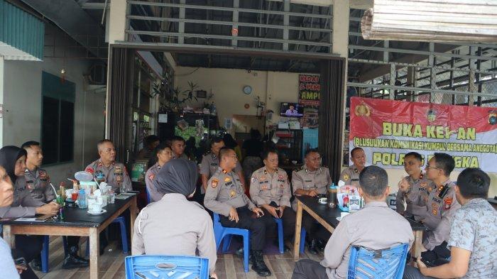 Kapolres Bangka Kembali Gelar Buka Keran di Warkop, Ingat Personel Jangan Lakukan Pelanggaran ...