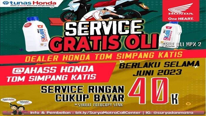 Promo, Cukup 40K Sudah Bisa Ganti Oli dan Servis Ringan Khusus Motor ...