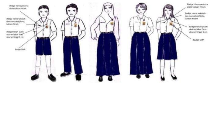 Catat Aturan Baru Seragam Sekolah untuk Siswa SD/SDLB, SMP/SMPLB, SMA/SMALB,SMK/SMKLB ...