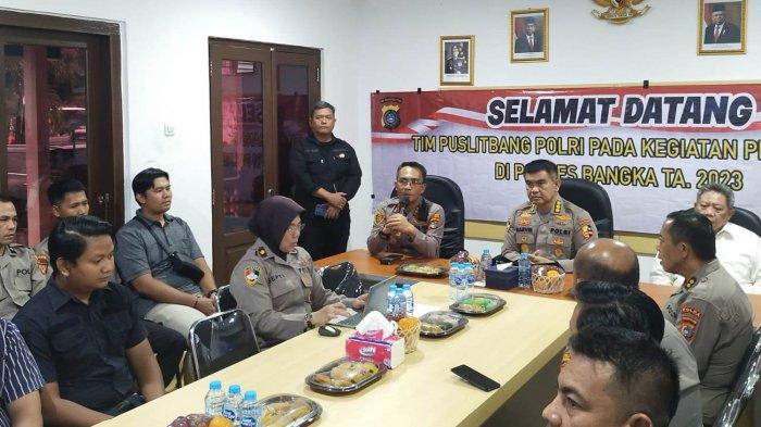 Puslitbang Polri Penelitian Mutu Alat Komunikasi Polri di Polres Bangka - Bangkapos.com