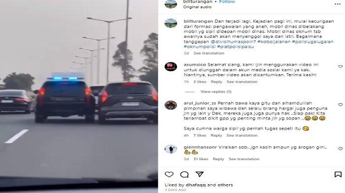 Komentar Polisi Soal Mobil Pajero Pelat Polri Ugal-ugalan di Jalan Tol, Nyaris Serempet Mobil ...