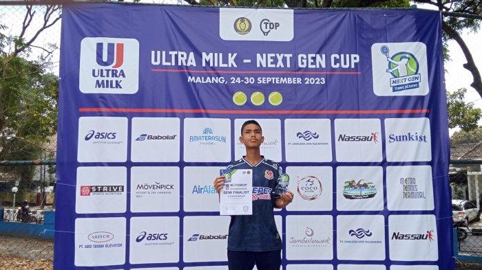 Petenis Bangka Belitung Rafa Jeconia Verdasco Raih Prestasi di Ajang Ultra Milk-Next Gen Cup ...