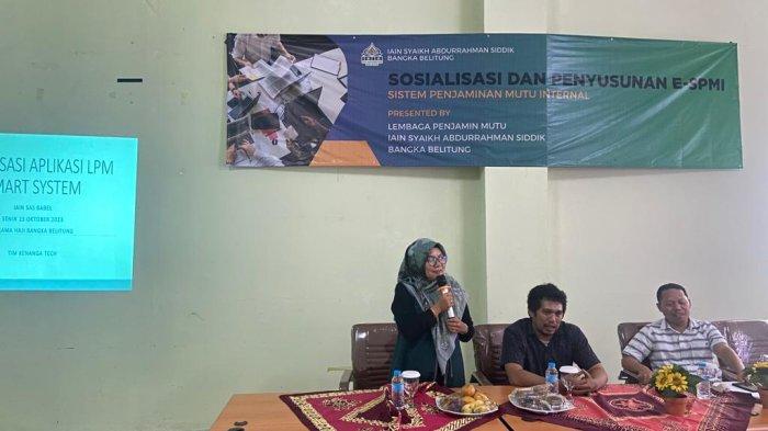LPM IAIN SAS Bangka Belitung Gelar Sosialisasi E-SPMI Berbasis OBE - Bangkapos.com