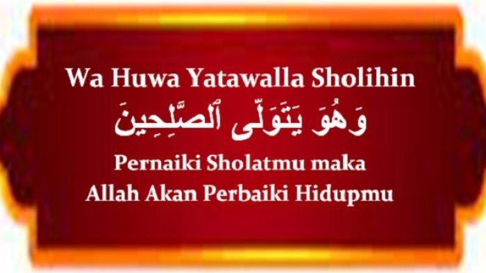 Arti Wa Huwa Yatawalla Sholihin, Surat Al A'raf 196: Manusia Wajib ...
