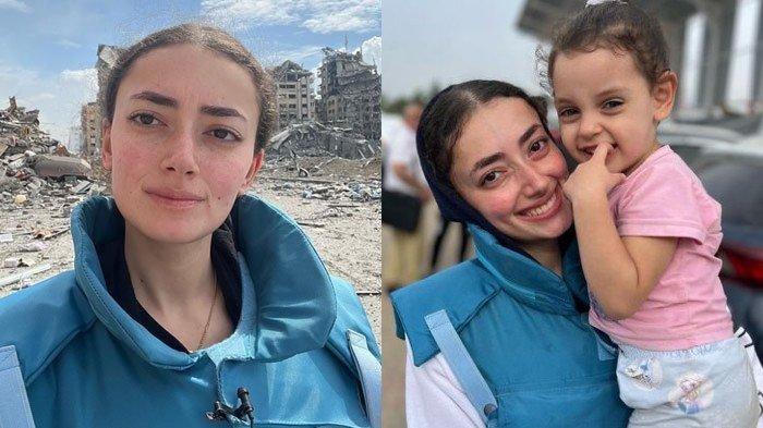 Siapa Plestia Alaqad, Jurnalis Cantik Palestina yang Viral, Unggah Potret Ceria Bersama Anak ...