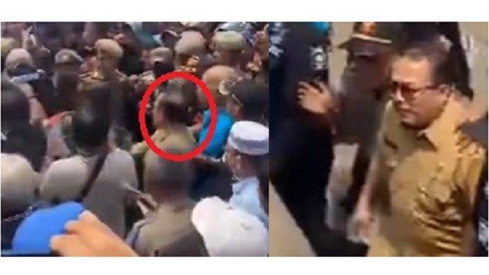 Sosok Camat Parungpanjang Icang Aliudin, Viral Dilempar Warga saat Demo ...