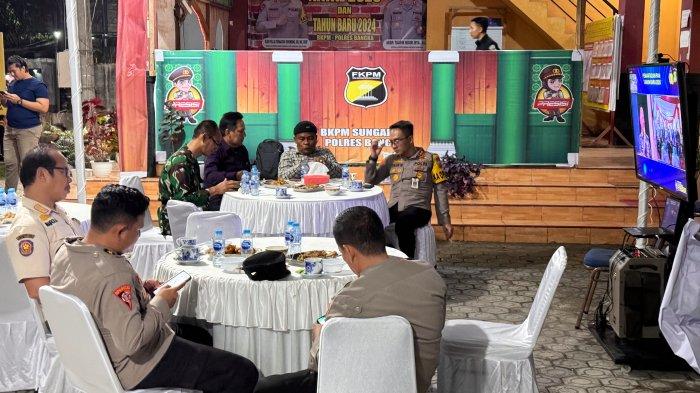 Polres Bangka Bersama TNI dan Instansi Terkait Pantau 19 Titik Keramaian Pergantian Tahun ...