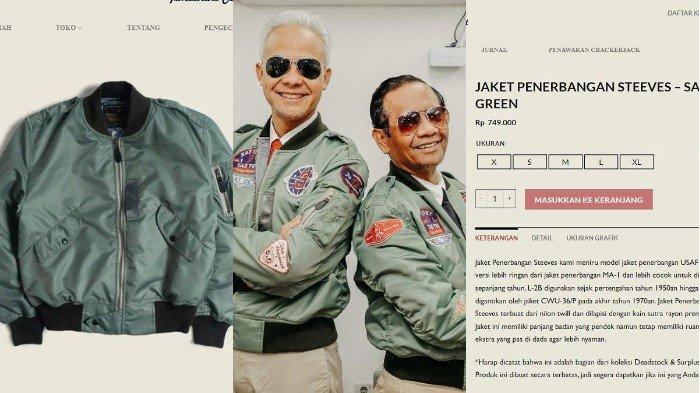 Terkuak Berapa Harga Jaket Boomber yang Dipakai Ganjar dan Mahfud di Debat Pilpres Ketiga, Mau ...