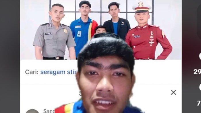 Sosok Irvan Ersandi Viral Foto Pakai Seragam Indomaret saat Teman-teman ...