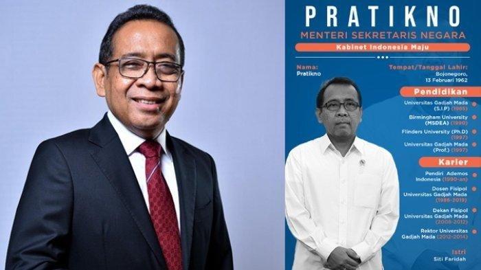 Sosok Pratikno Disebut Tangan Kanan dan Profesor Politiknya Jokowi ...