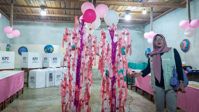 Pakai Dana Pribadi Rp1 Juta, TPS 04 Desa Rias Bangka Selatan Dihias ...