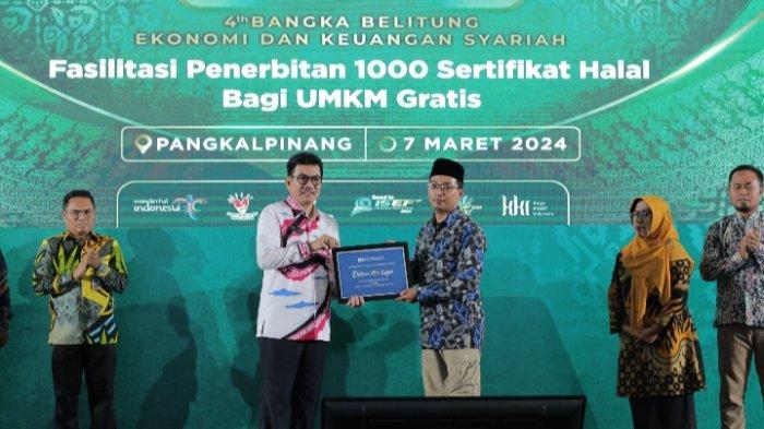 Fasilitasi Penerbitan Sertifikat Halal bagi UMKM, BI Serahkan Bantuan ke Halal Center IAIN SAS ...
