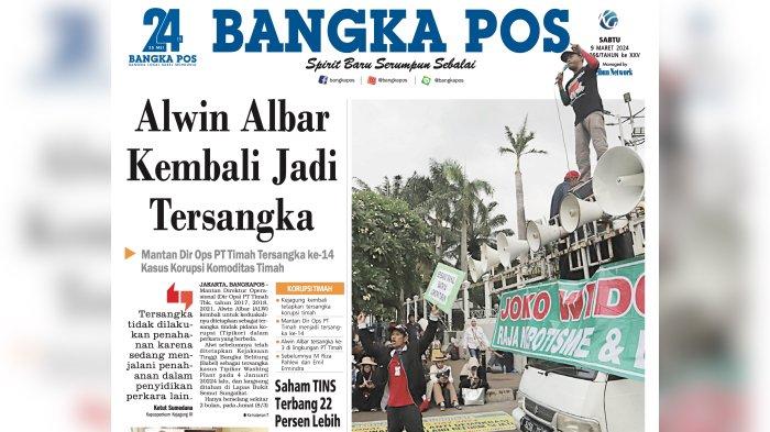 Mantan Direktur Operasional PT Timah Tbk Tersangka Ke-14, Alwin Albar ...