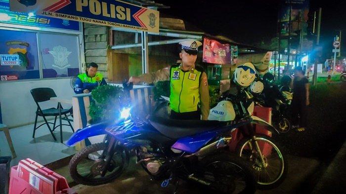 Gunakan Knalpot Brong, Puluhan Sepeda Motor Terjaring Razia Polres Bangka Selatan - Bangkapos.com