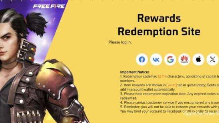 Kode Redeem Free Fire FF Terbaru Hari Ini 22 April 2024, Hadiah Gratis Skin hingga Diamond ...