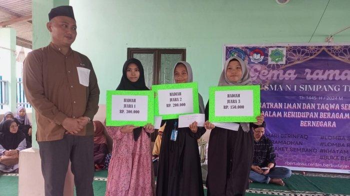 Tingkatkan Iman dan Taqwa Siswa, SMAN 1 Simpang Teritip Gelar Kegiatan Gema Ramadhan - Bangkapos.com