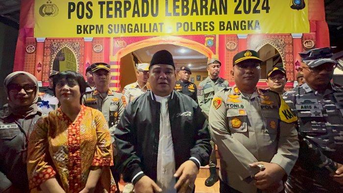 Bangka Tanpa Takbiran Keliling, Pj Bupati Bangka dan Kapolres Pantau Malam Lebaran - Bangkapos.com