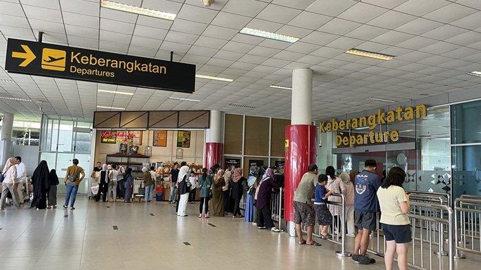 Arus Balik di Bandara Depati Amir Pangkalpinang, Keterisian Penumpang Pesawat Full hingga Rabu ...