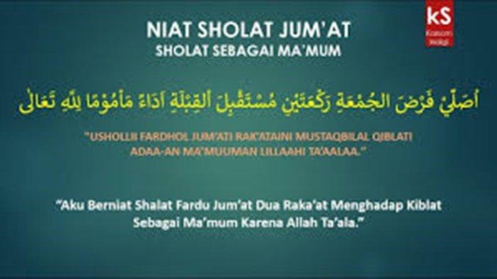 Niat Sholat Jumat sebagai Makmum Arab dan Latin Lengkap Tata Cara ...