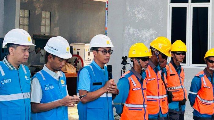 PLN UP3 Bangka Perkuat Budaya Keselamatan Kerja Lewat Safety Briefing Gabungan - Bangkapos.com
