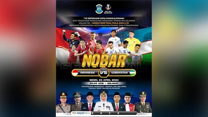 Dukung Timnas Indonesia U-23 di Semifinal, Pemkot Pangkalpinang Gelar ...