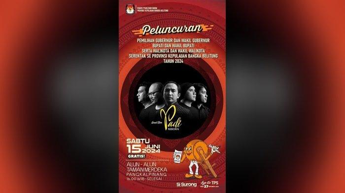 Padi Reborn Meriahkan Peluncuran Maskot dan Jingle Pilkada di Provinsi ...