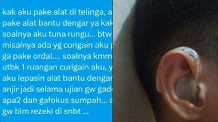 Sosok Naufal Anak Tunarungu Peserta SNBT yang Diminta Lepas Alat Bantu ...