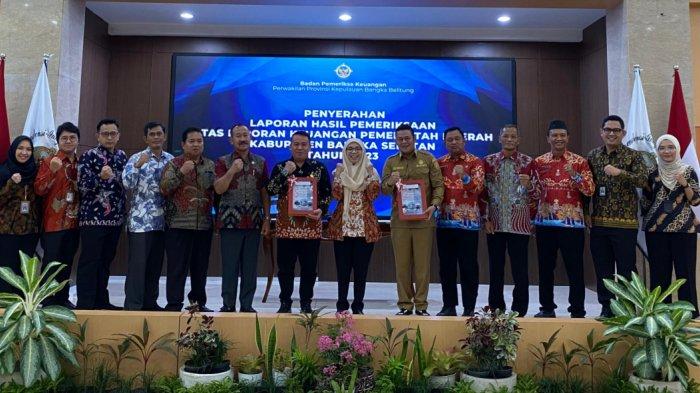 Pemkab Bangka Selatan Raih Opini WTP Lima Kali Berturut-turut - Bangkapos.com