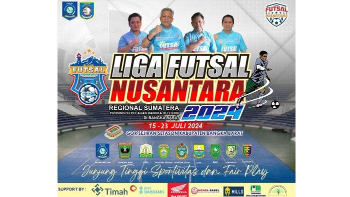 Bangka Barat Jadi Tuan Rumah Liga Nusantara Futsal Regional Sumatera, 11 Tim Beradu Kekuatan ...