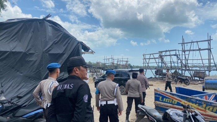 Tim Gabungan Tertibkan Tambang Timah Ilegal di Merbuk Kenari Punguk, Penambang Bongkar Ponton ...