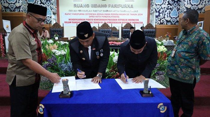 DPRD Kota Pangkalpinang Resmi Setujui Perubahan Anggaran Tahun 2024 - Bangkapos.com