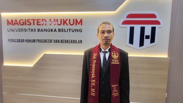 Didi Firmansyah, Mahasiswa Magister Hukum UBB Raih Predikat Summa ... Didi Firmansyah, Mahasiswa Magister Hukum UBB Raih Predikat Summa ...