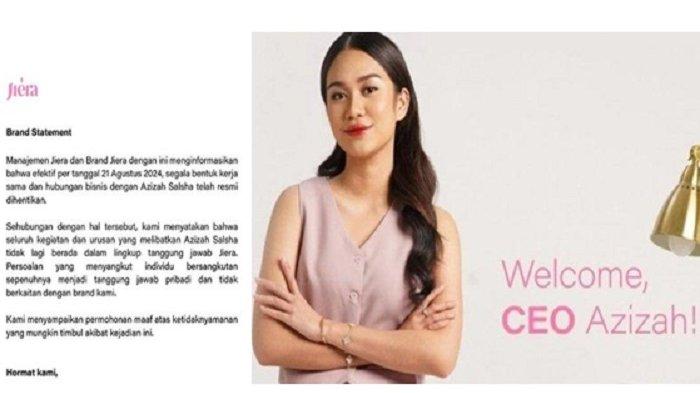 Azizah 'Zize' Salsha Dipecat dari Jabatan CEO Kecantikan Setelah Heboh ...