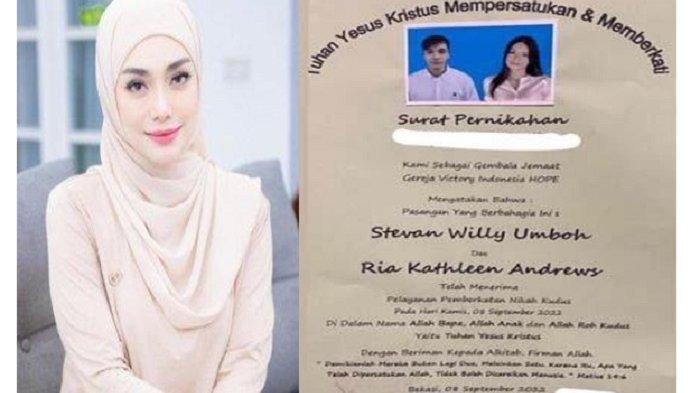 Surat Nikah Stefan William dan Ria Andrews Dinilai Janggal, Celine ...