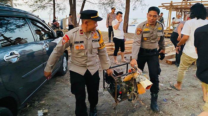 Breaking News: Polisi Amankan Tujuh Mesin TI Ilegal di Laut Sampur ...