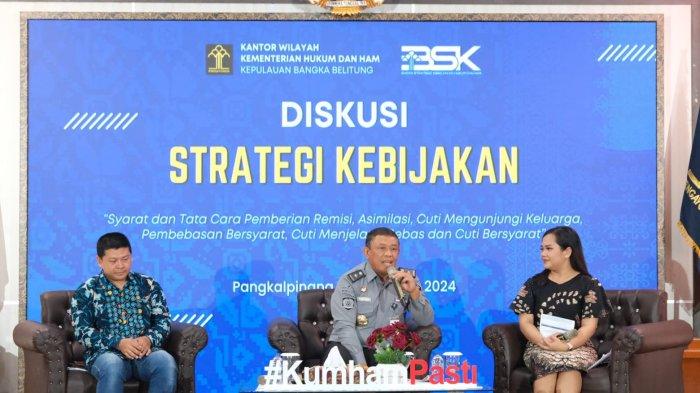 Kemenkumham Babel Gelar Diskusi Strategi Kebijakan, Ini yang Dibahas - Bangkapos.com