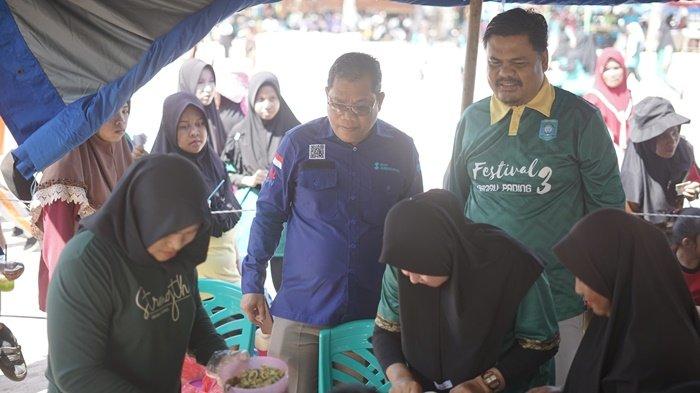 Ribuan Warga Ikuti Jalan Sehat Festival Danau Pading III di Desa Perlang, Dimeriahkan 100 ...