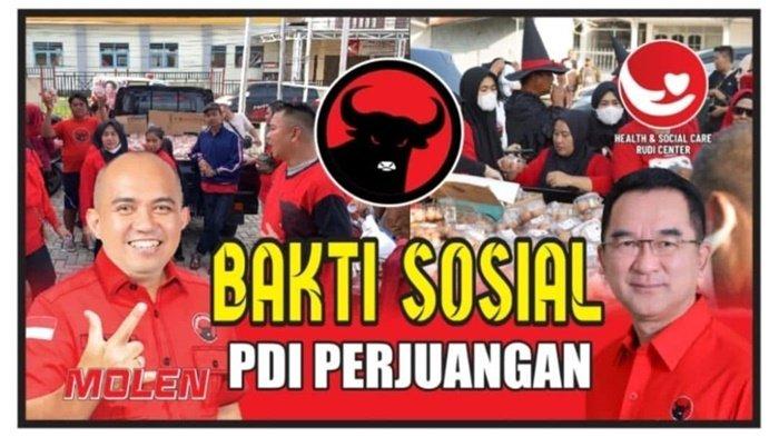 PDIP dan Maulan Aklil Gelar Baksos Hari Pahlawan, Bagikan 50 Ton Beras untuk Warga Pangkalpinang ...